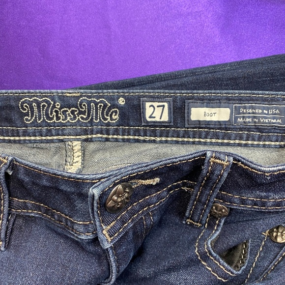 Miss Me | Jeans | Nwot Miss Me Rhinestone Embellished Silver Jeans ...